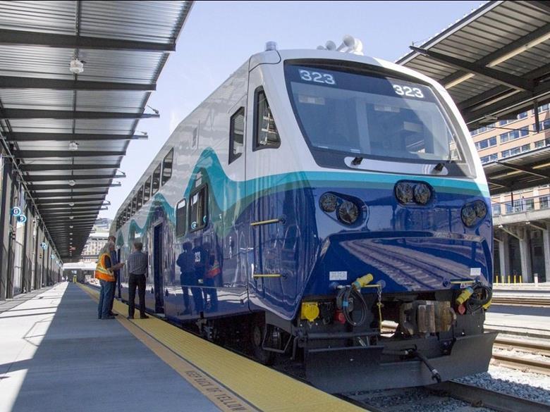 Seattle welcomes BiLevel cab car | News | Railway Gazette International