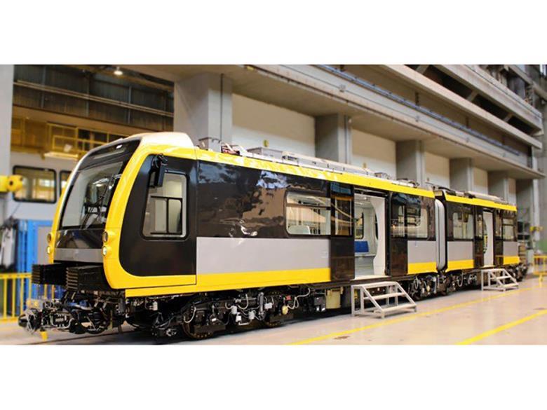 Genova metro trainset unveiled | News | Railway Gazette International