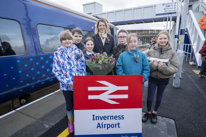 Inverness Airport station opens | Rail Business UK | Railway Gazette ...
