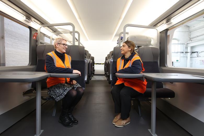 High Speed 2 train interiors designed for accessibility, comfort and ...