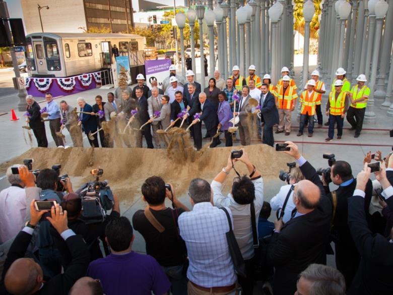 Los Angeles breaks ground on Purple Line extension | News | Railway ...