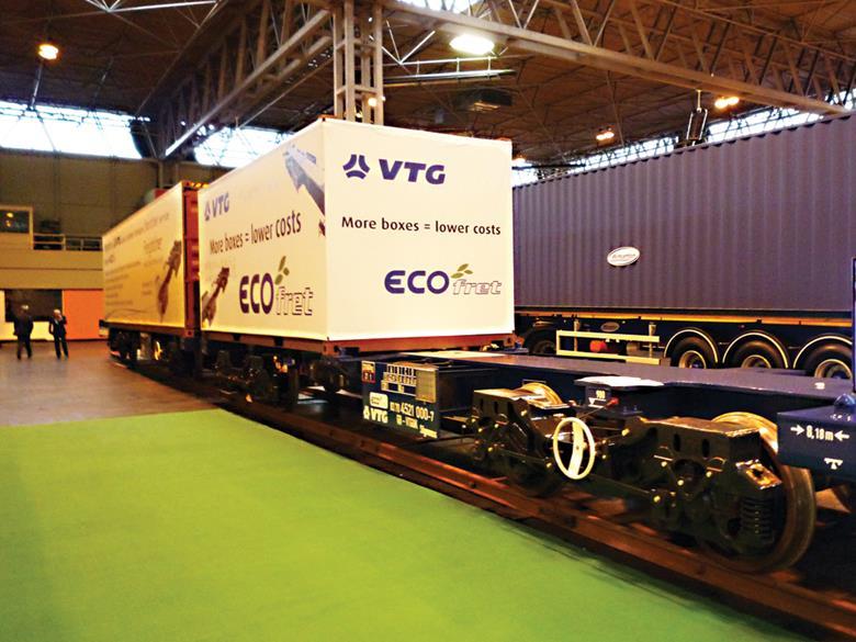 GBRf leases Ecofret container wagons | News | Railway Gazette International