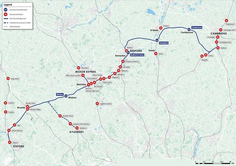 East West Rail plans updated and Bedford – Cambridge preferred route confirmed | Rail Business ...
