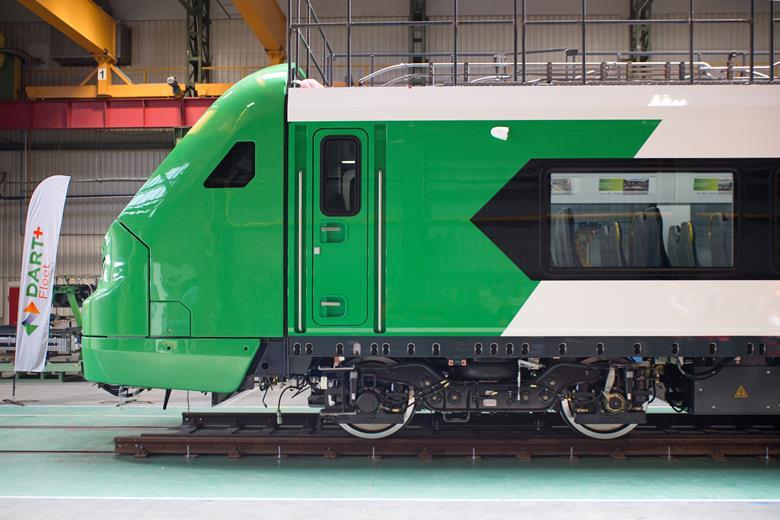 First battery-electric train for Dublin’s DART+ network unveiled ...