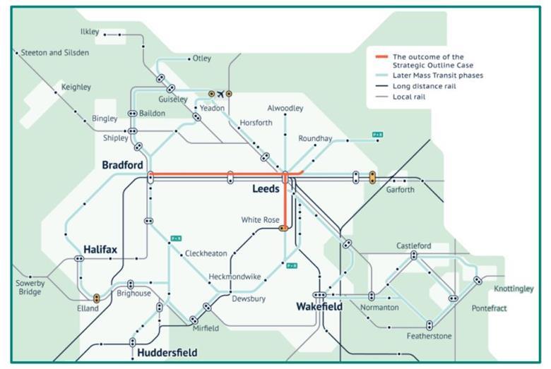 Leeds and Bradford trams in West Yorkshire mass transit plan | Metro ...