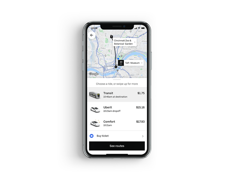 Uber Transit Ticketing aims to make public transport visible and ...